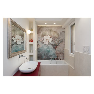 Casa Avidio Cassio - Modern - Bathroom - Rome - by zero6studio | Houzz