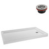 Streamline 60"x36" Corner Acrylic Shower Base - Modern - Shower Pans ...