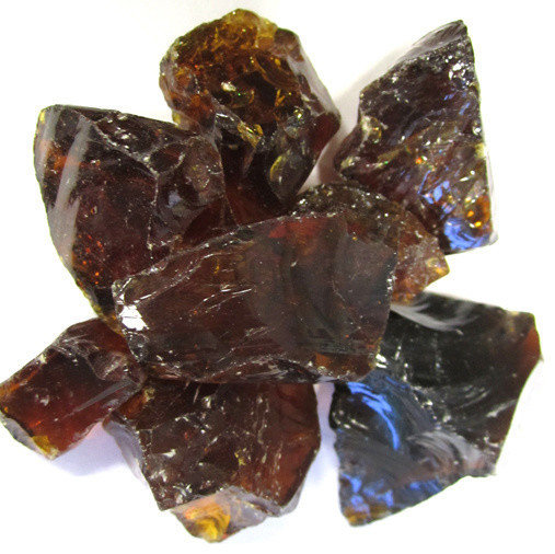 Fire Pit Fire Glass Recycled Amber - Contemporary - Fire Pit ...