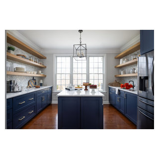 Transitional Retreat - Family Room Remodel & Scullery Kitchen ...