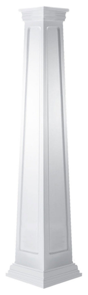 Endura-Craft Craftsman Classic, Square Tapered, Recessed Panel Column ...