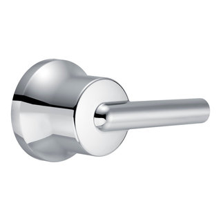 Delta Handle With Screw, Polished Chrome - Contemporary - Tub And ...