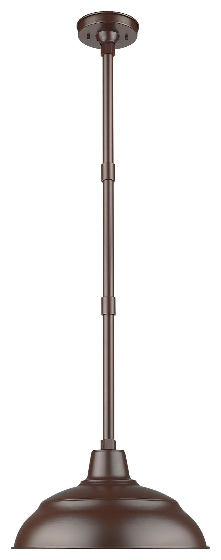 1 Light 17 in. Bronze RLM Warehouse Shade - Farmhouse - Lighting Globes ...