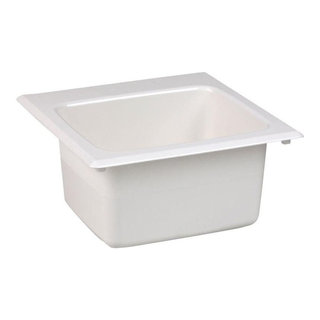Mustee, Bathroom Sink, 15"x15"x8", 15"x15"x8" - Contemporary - Bathroom ...