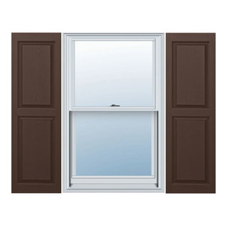 Builders Choice Vinyl Raised Panel Shutters w/ Shutter Spikes & Screws ...