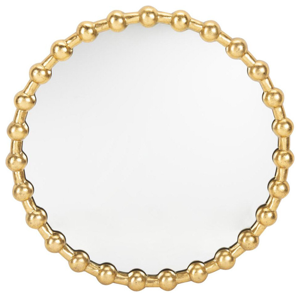 Eden Mirror, Gold Foil - Contemporary - Wall Mirrors - by BisonOffice ...