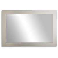 Pendleton Framed Wall Mirror, 28" X 60" - Transitional - Bathroom ...