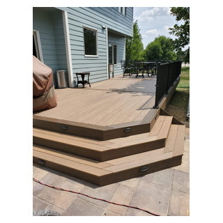 Timbertech Legacy with Corner Stairs - Deck - Other - by Deck & Drive ...