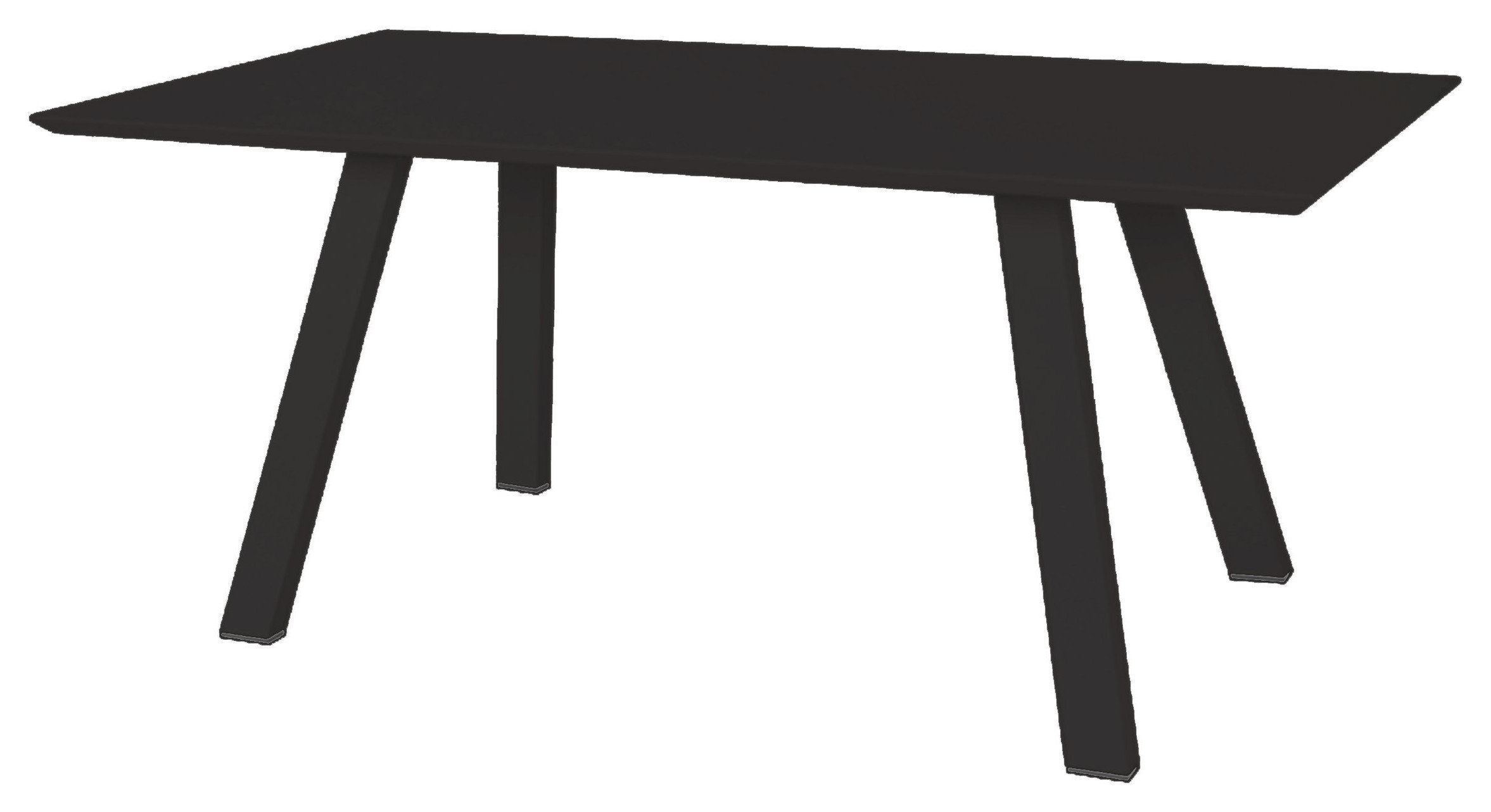 Sunset Rectangular Coffee Table, Black - Transitional - Coffee Tables ...