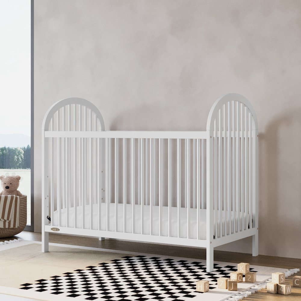 Graco Olivia 3-in-1 Convertible Crib (White) – GREENGUARD Gold ...