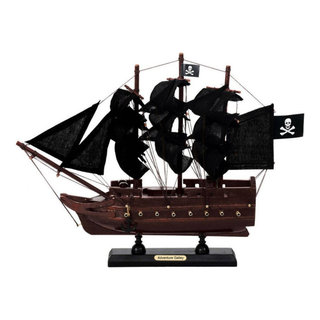 Wooden Captain Kidds Adventure Galley Black Sails Model Pirate Ship 12 ...
