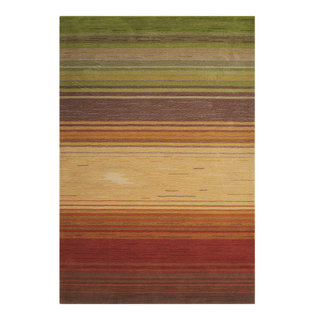 Nourison Contour CON15 Area Rug, Harvest, 8' x 10'6" - Contemporary ...
