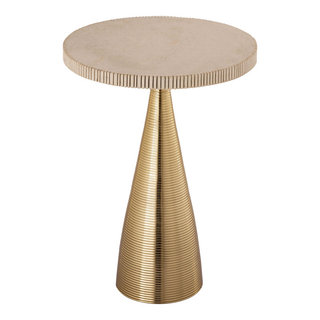 Celeste Ribbed Side Table - Contemporary - Side Tables And End Tables ...