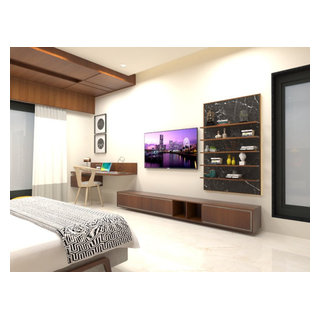 Nilkanth house - Scandinavian - Bedroom - Ahmedabad - by NAYANAM DESIGN ...