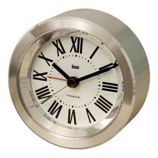 Astor Aluminium Travel Alarm Clock Landmark - Traditional - Alarm ...