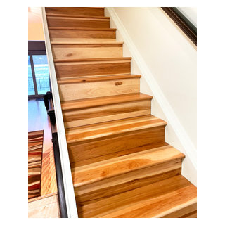 Hickory Stair Treads - Traditional - Staircase - Other - by Hardwood ...