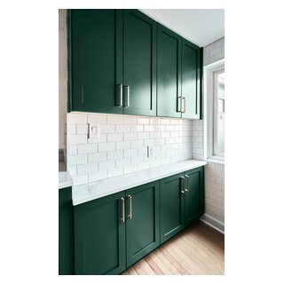 Deep Green Kitchen In Gold Coast (Chicago, IL) - Transitional - Kitchen ...