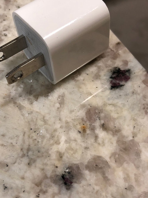 Granite - Tiny Rust Spots?