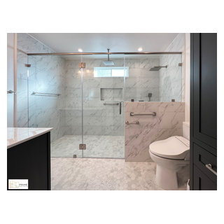 Infinity ADA Walk In Shower - Midcentury - Bathroom - Los Angeles - by ...