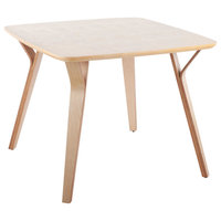 Folia Dinette Table, Natural Wood - Midcentury - Dining Tables - by clickhere2shop | Houzz