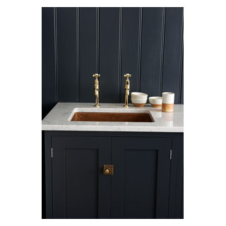 The Pantry Blue Utility Room by deVOL - Rustic - Other - by deVOL ...