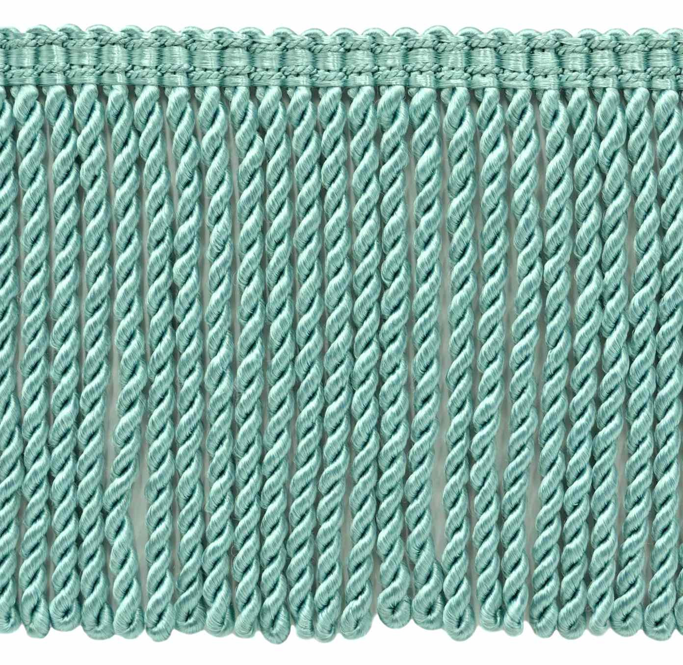 Light Aqua Blue 6" Bullion Fringe Trim, Decorative Gimp Design Blue (5 ...