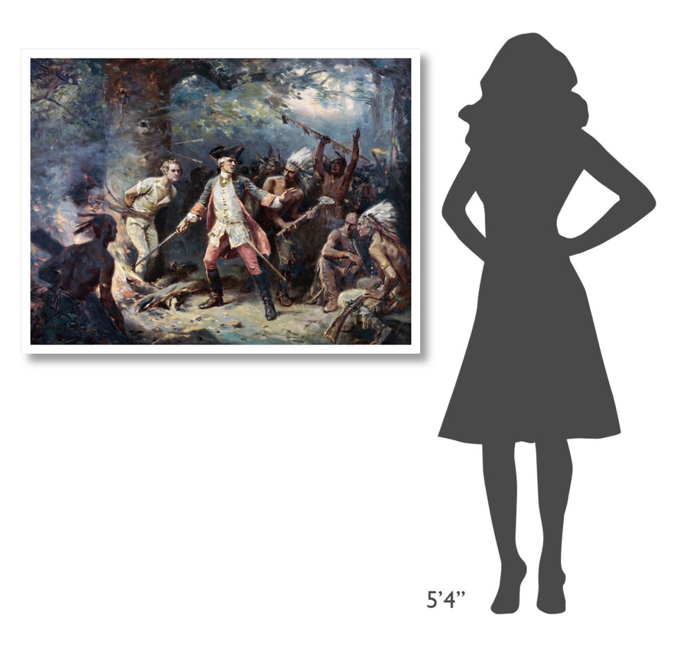 "Rescue of Major Israel Putnam" Paper Print by Jean Leon Gerome Ferris ...