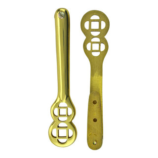 Stair Carpet Runner Holder Clips Solid Cast Brass PVD Finish 5.25" L ...