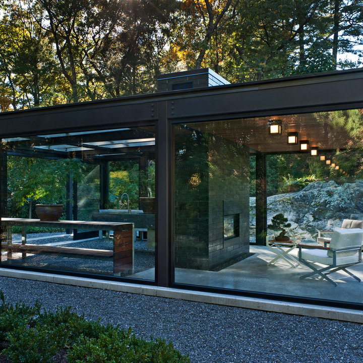 75 Glass Exterior Home Ideas You'll Love - May, 2026 | Houzz