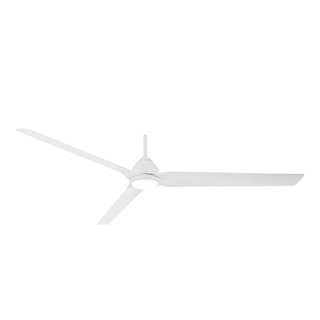 Minka Aire Java Xtreme 84" Outdoor Flat White Smart LED Ceiling Fan ...