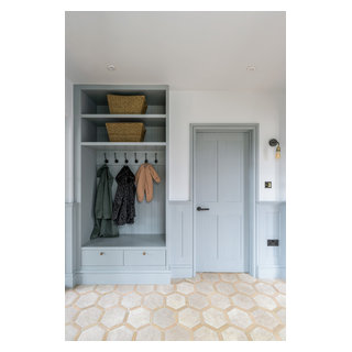 Boot room - Transitional - Entry - Sussex - by Wrights Joinery | Houzz