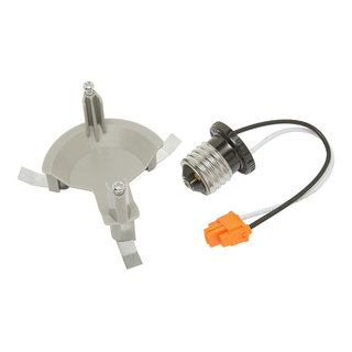 LED Canopy Retrofit Mount Kit in Gray, 2.000 - Traditional - Lighting ...