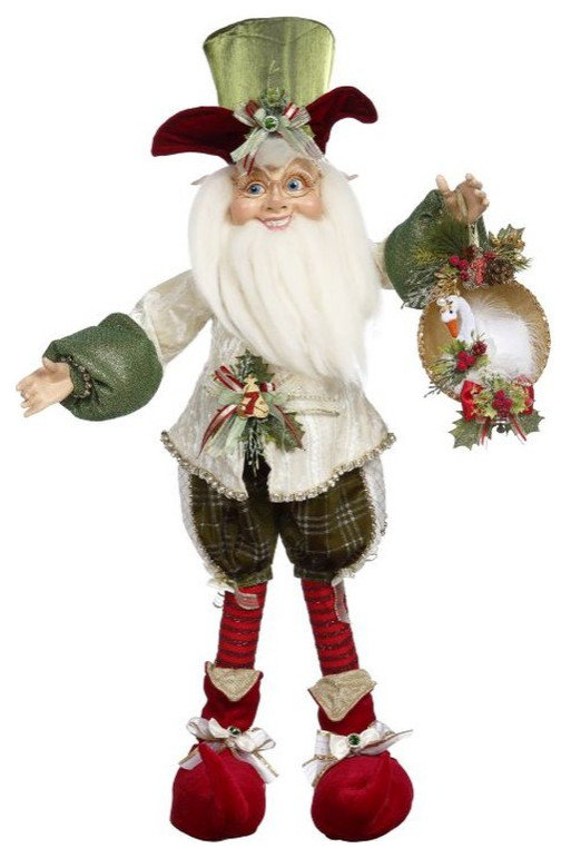 Mark Roberts 2021 7 Swans A Swimming North Pole Elf 36" Figurine ...