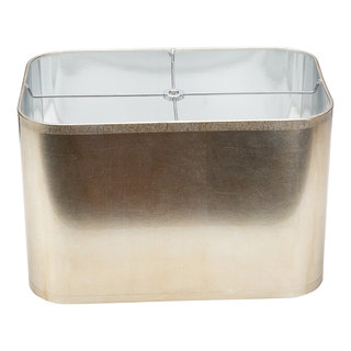 Couture Lamps Modern Glam 14/9x14/9x9" Rectangular Antique Silver Foil ...