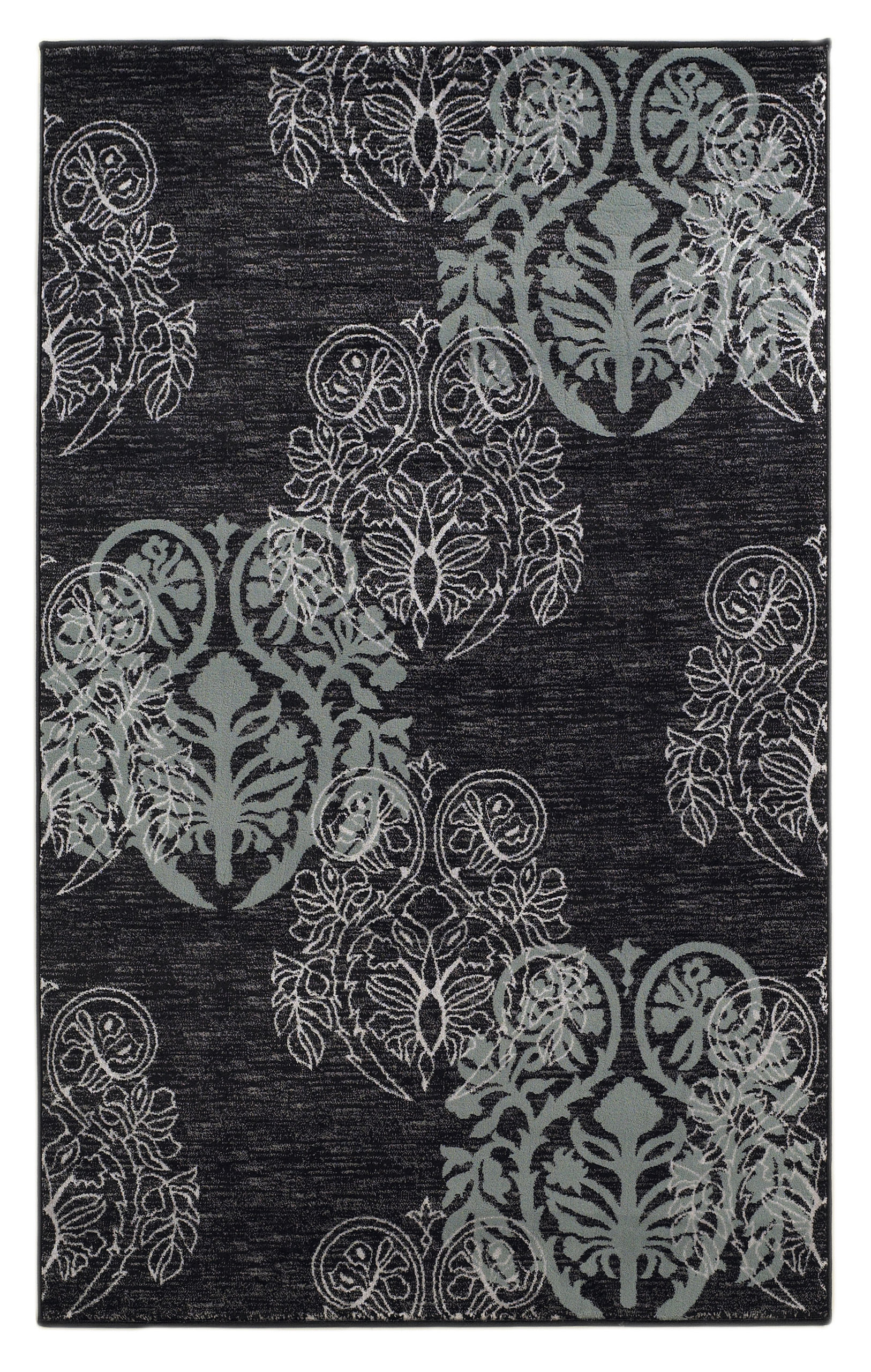 Milan Collection, 96W X 123D X 0.5H, Black - Contemporary - Area Rugs ...