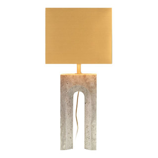 Yellow Shade Table Lamp | Versmissen Reso - Transitional - Table Lamps ...