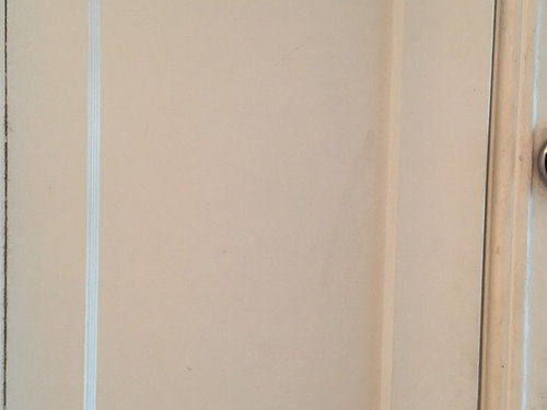 2 panel shaker door panel detail