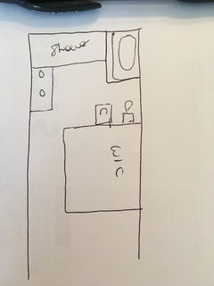 Master bathroom with WIC.