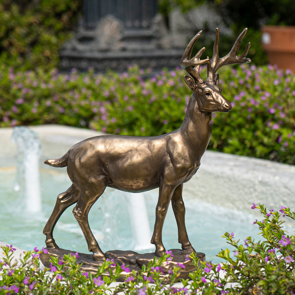 Stag Statue - Rustic - Decorative Objects And Figurines - by Pacific ...