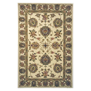 Traditions Brown Area Rug TD606A, 4'x6' - Traditional - Area Rugs - by ...