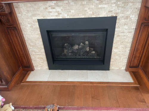 fireplace hearth remodel. | Houzz Forum