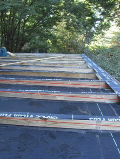 Floating Deck Over Rubber Roof Membrane