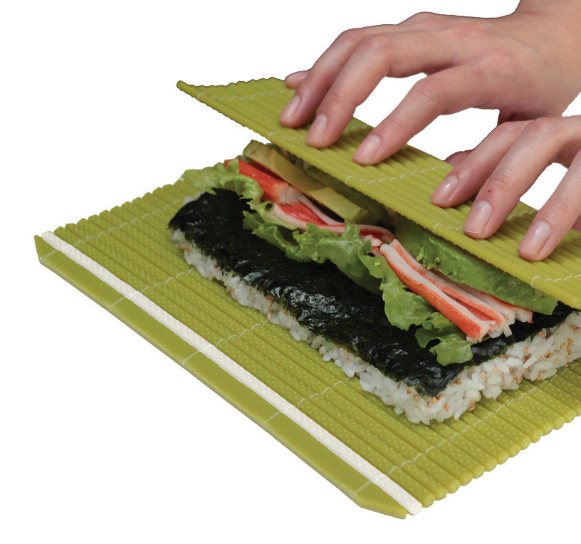 Hasegawa Makisu Beige Bamboo Mat, Ideal To Make Sushi Rolls, 10 x 12 ...