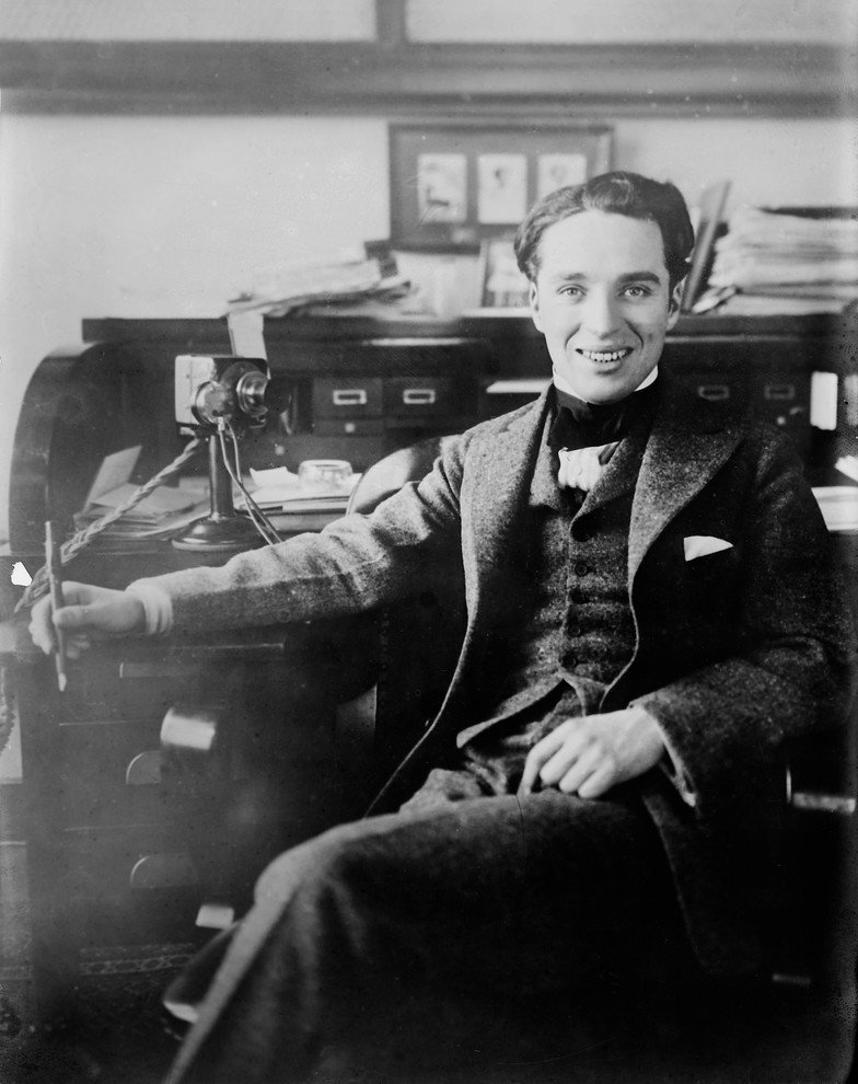 Charlie Chaplin Print, 8" x 10" - Contemporary - Prints And Posters ...