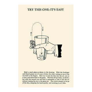 "Try This One: It's Easy" Digital Paper Print by Retromagic, 17"x24 ...