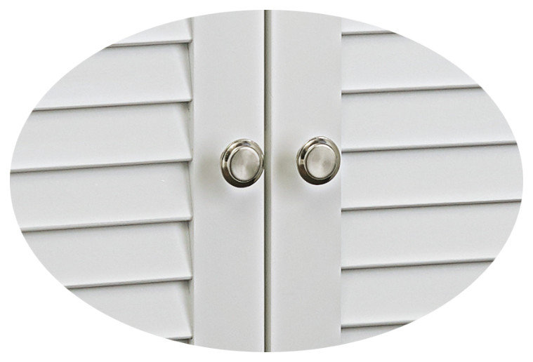 Decatur Over-the-Toilet Cabinet, 25.5"W x 7"D x 18.5"H - Beach Style ...