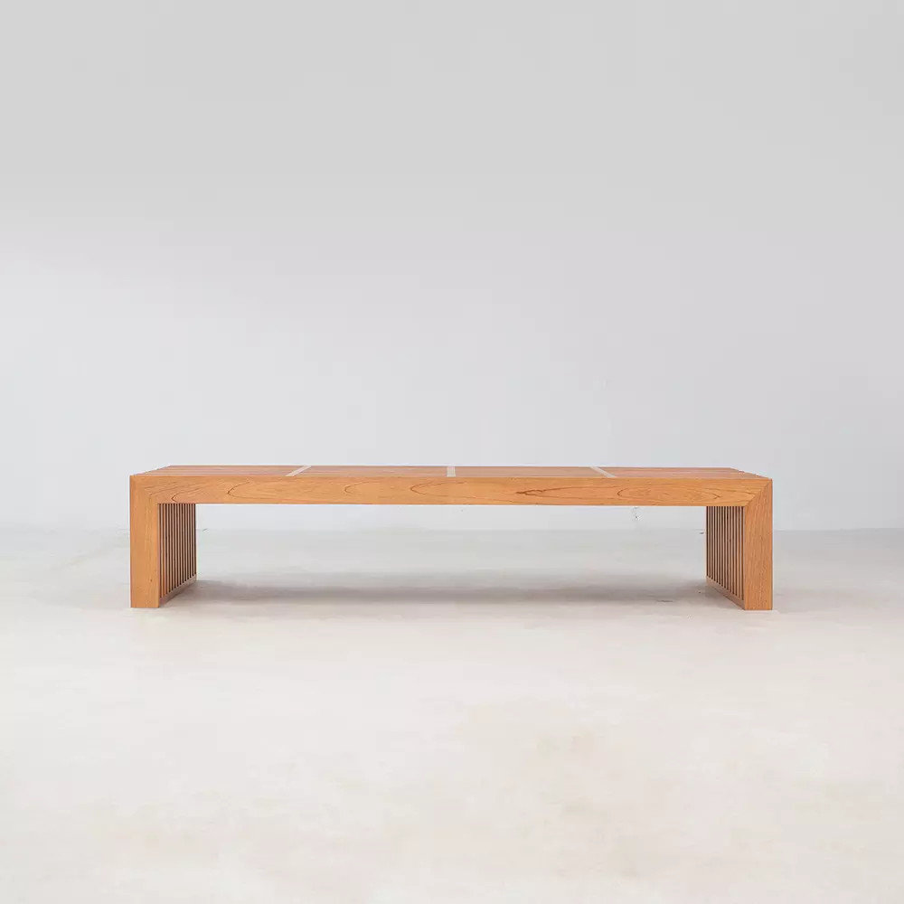 Zither Lattice 72" Coffee Table - Transitional - Coffee Tables - by ...