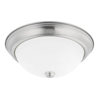 Capital 2-Light Ceiling Fixture, Bronze, 13"x13"x5.125 - Transitional ...