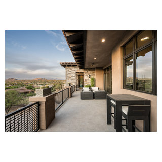 Pinnacle Canyon Contemporary - American Southwest - Balcony - Phoenix ...