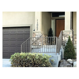 Aspen Metals Exterior Metal Railing - Traditional - Verandah - Salt ...